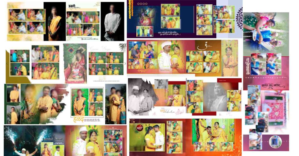 Free Wedding Album PSD Templates for Photoshop 12X36 zip ...
